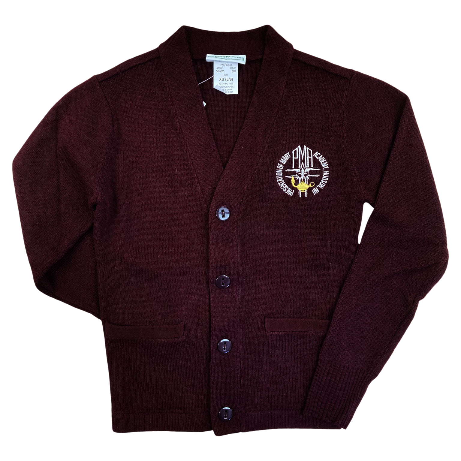 PMA Unisex Cardigan | Red Brick Clothing Co. School Uniforms