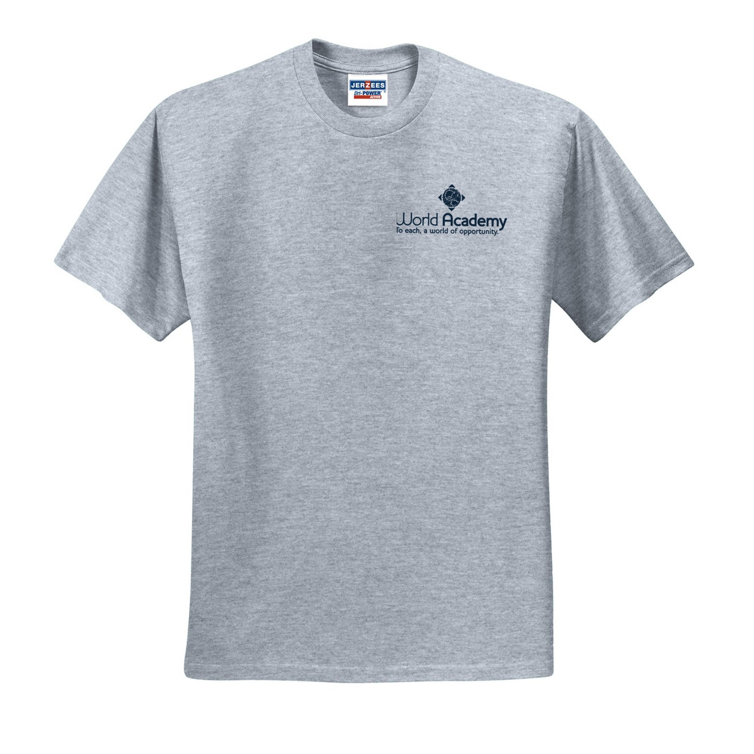 WA Unisex Gym Short Sleeve Tee | Red Brick Clothing Co. School Uniforms