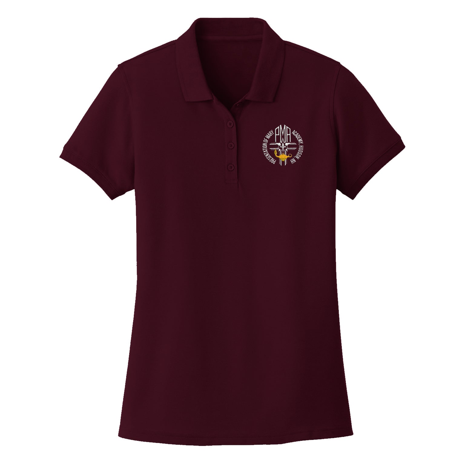 PMA Female Maroon Performance Polo (All Grades) | Red Brick Clothing Co ...