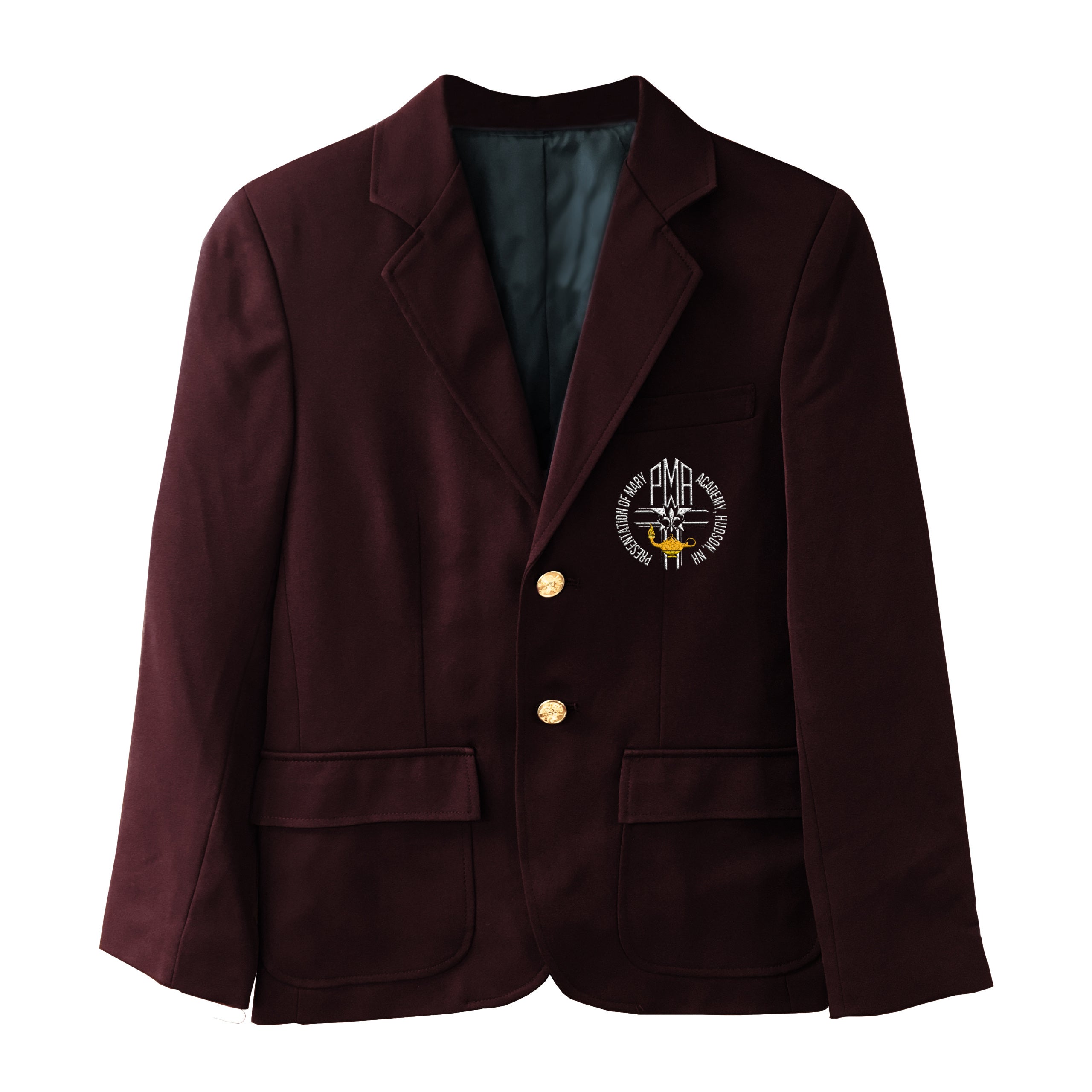 PMA Male Blazer - Maroon | Red Brick Clothing Co. School Uniforms