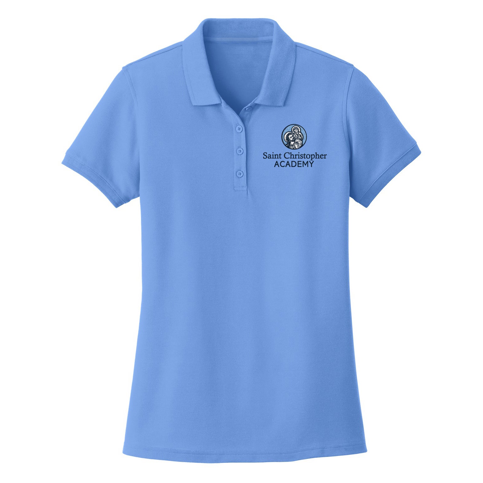 SCA Female Short Sleeve Polo - Light Blue | Red Brick Clothing Co ...