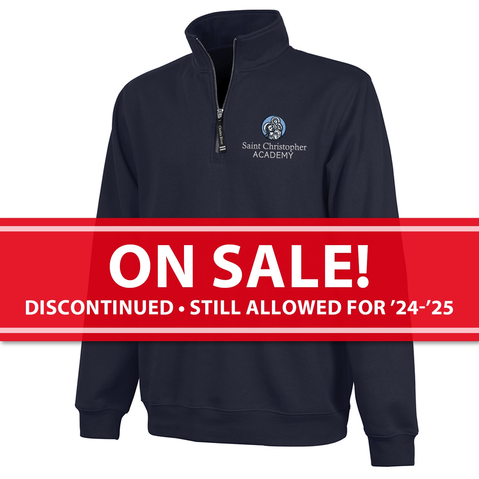 SCA Quarter-Zip Pullover | Red Brick Clothing Co. School Uniforms